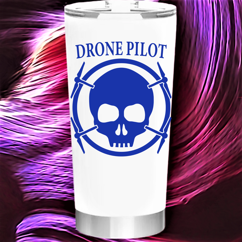 Drone Pilot Decal Tumbler Car Truck Window Laptop Skull Stickers 22 ...