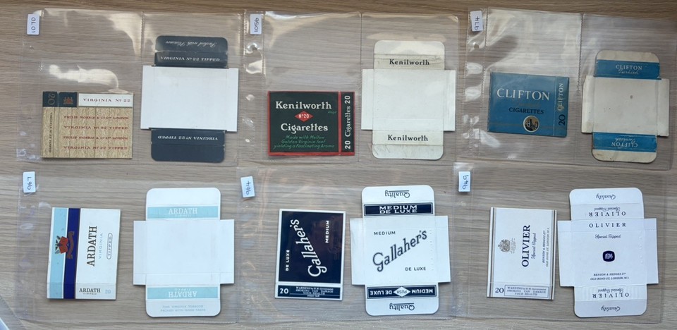 45 Different Large Cigarette Packets Mainly 20s Sobranie Cope Gill ...