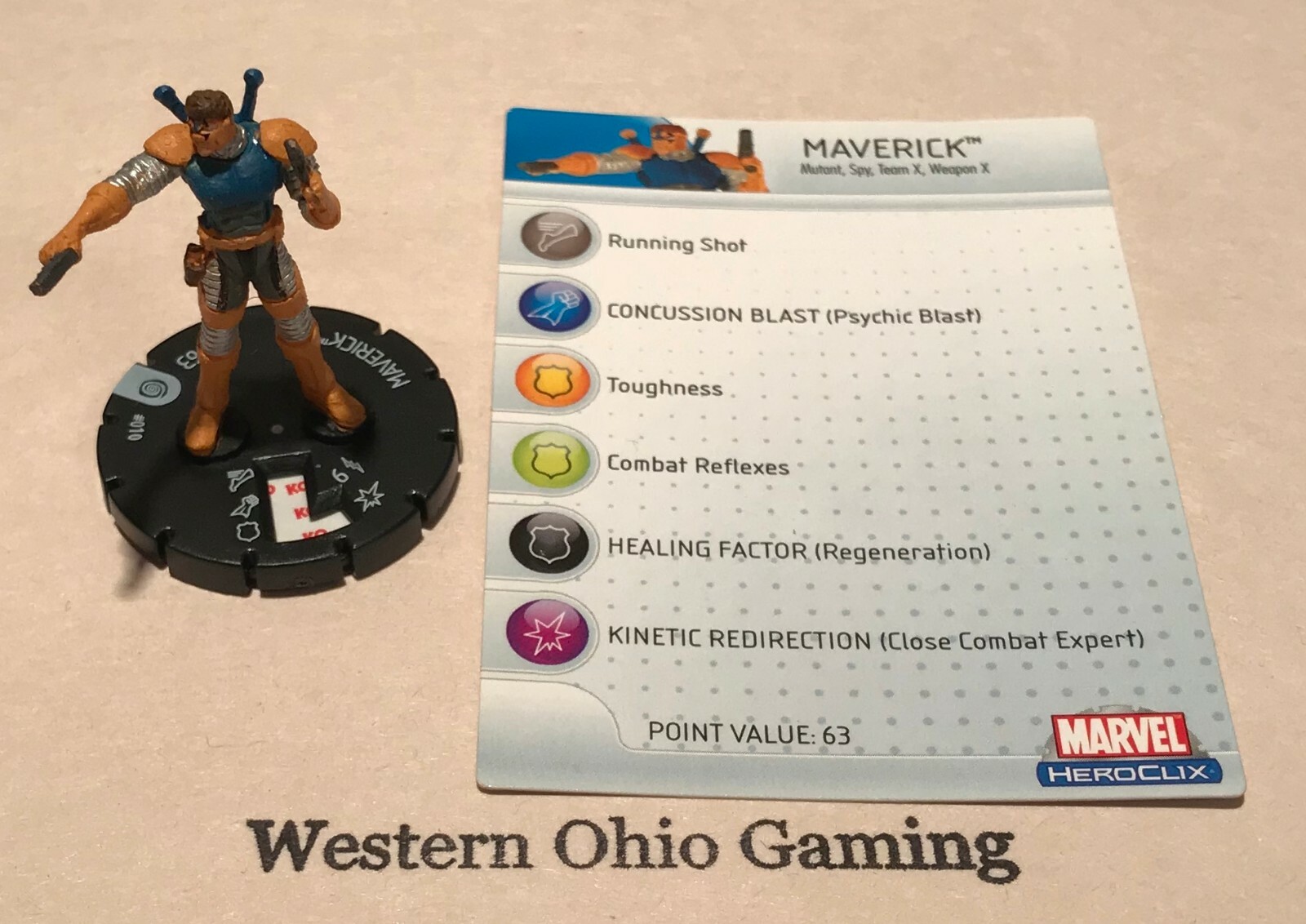 Heroclix Maverick #010 USED Mutations and Monsters Single Figure | eBay