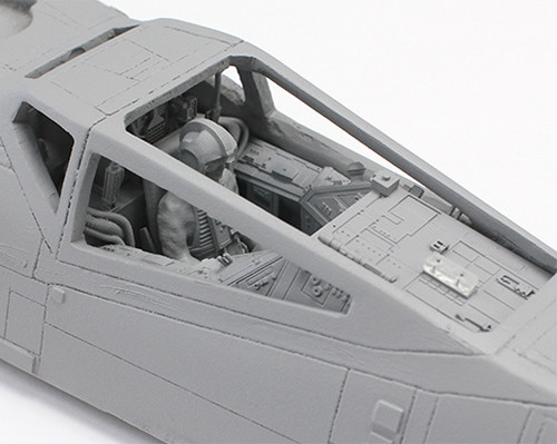 1/24 Scale Cockpit with Pilot and Clear Parts for Studio Scale Star ...