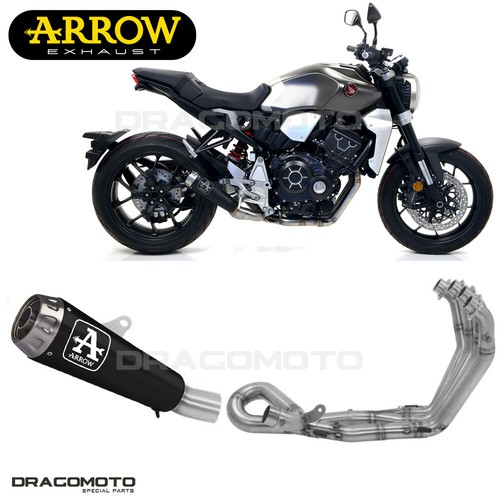 Full exhaust HONDA CB 1000 R 2020 2021 ARROW Nichrom Black PRO-RACE | eBay