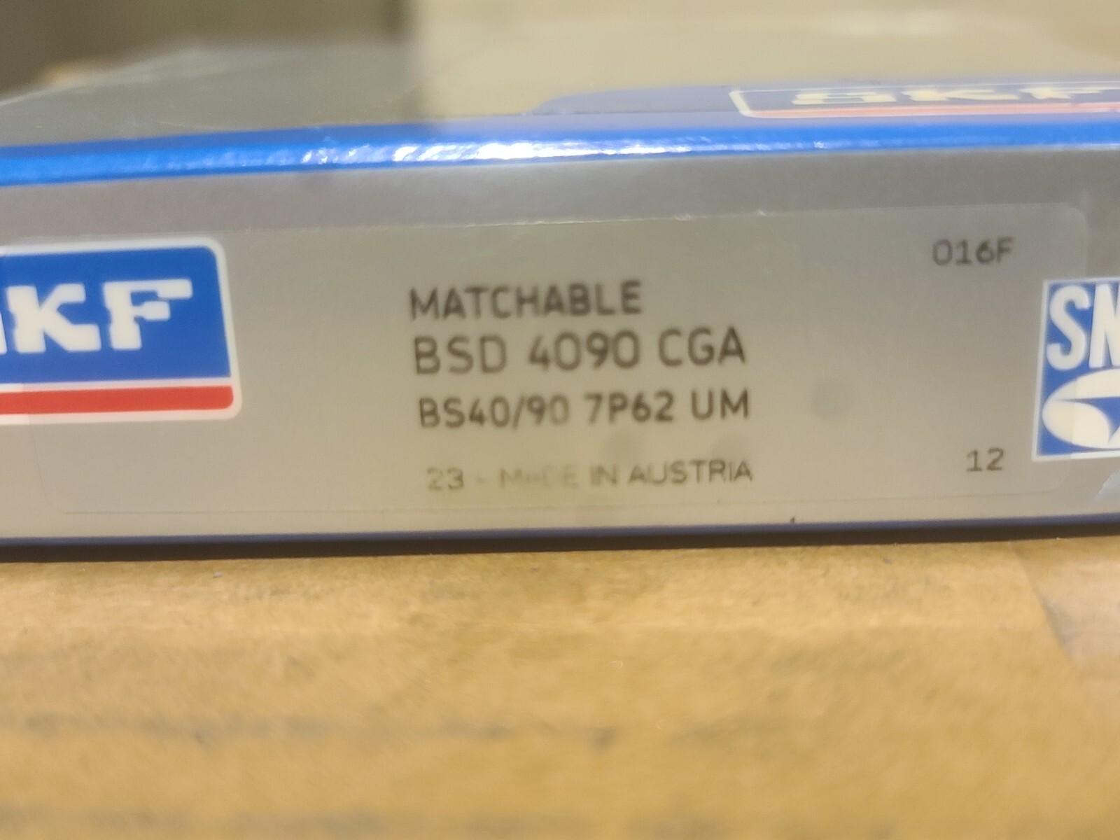 BSD 4090 CGA/VT105 SKF Super Precision Bearing BSD4090CGA/VT105 New | eBay