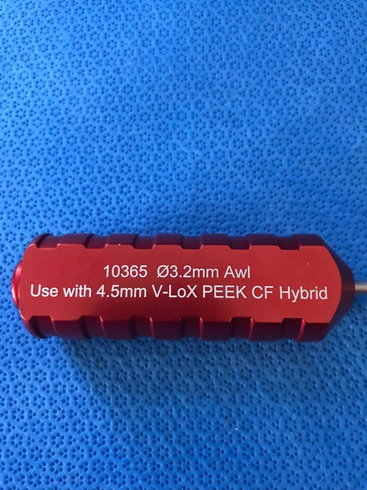 Parcus Medical 10365 3.2mm Awl, Use w/ 4.5mm V-LoX Peek CF Hybrid ...