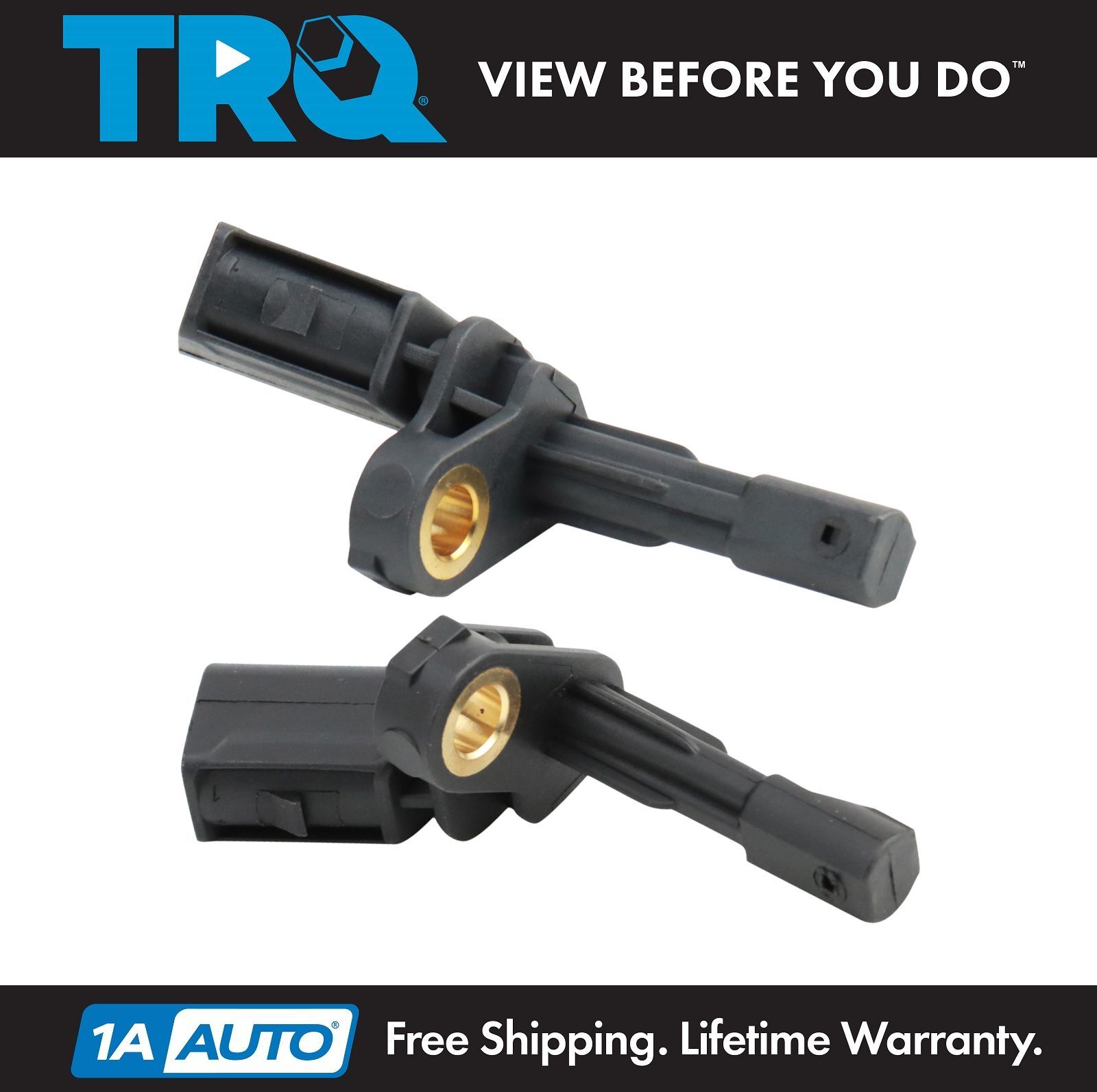 TRQ Rear ABS Wheel Speed Sensor Set Fits 2006-2015 Audi 2005-2019 ...