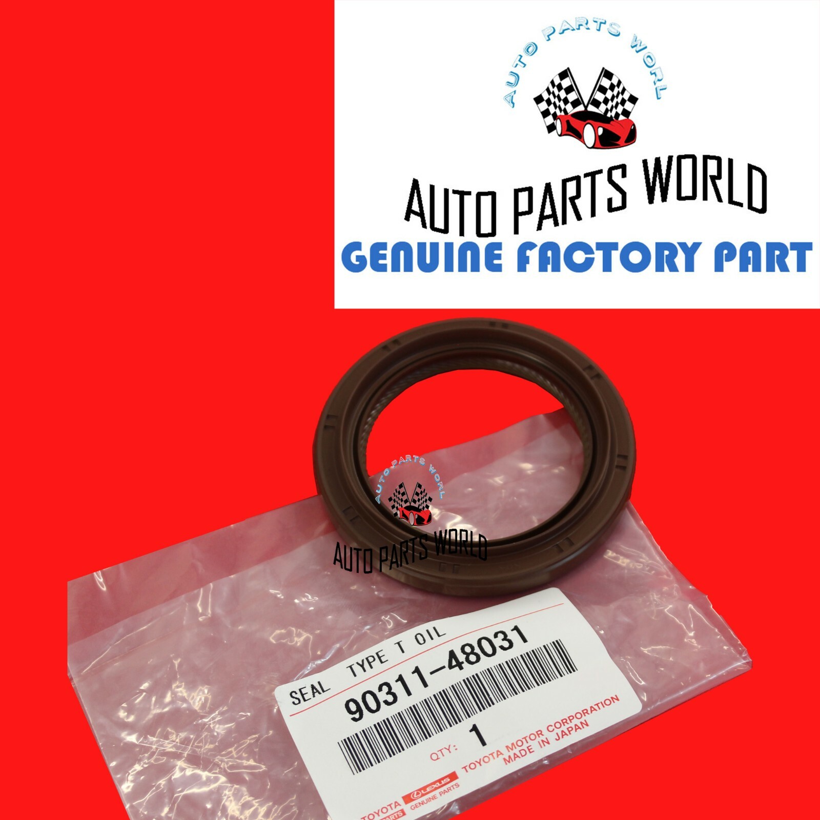 GENUINE TOYOTA 07-22 TACOMA 2.7L FRONT ENGINE CRANKSHAFT OIL SEAL 90311 ...