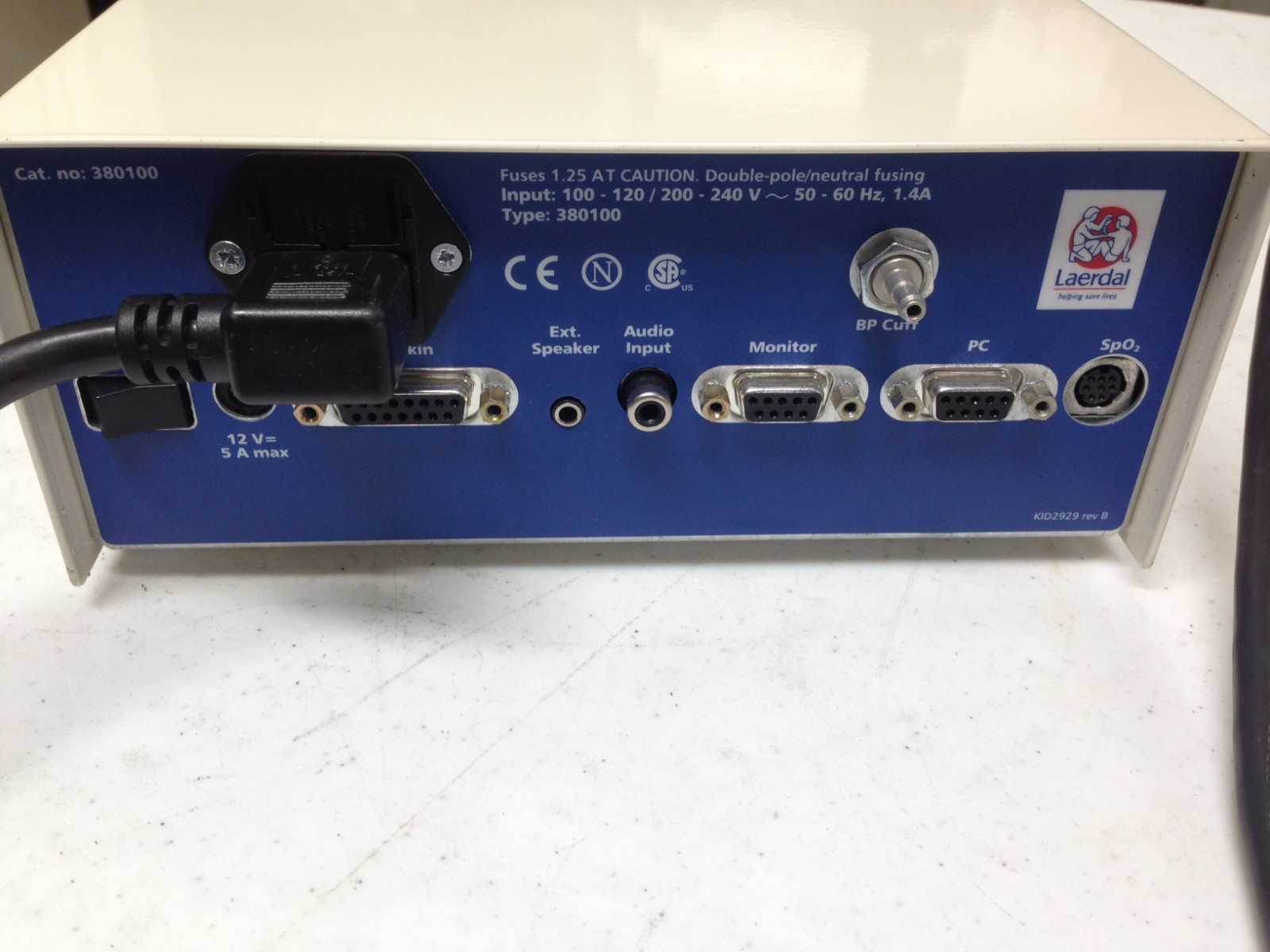 LAERDAL 380100 LINKBOX UNIVERSAL SIMMAN SIMBABY MANIKIN PATIENT ...