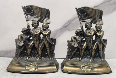 1974 SCC Brass/Metal American Revolution 13 Colonies Soldiers Flag Drum ...