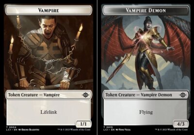 Vampire (0004) // Vampire Demon (0015) Double-Sided Token x1 - The Lost ...