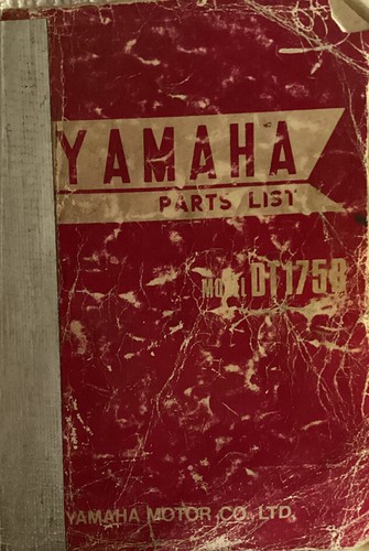 Yamaha genuine-parts book DT175B 1974 | eBay