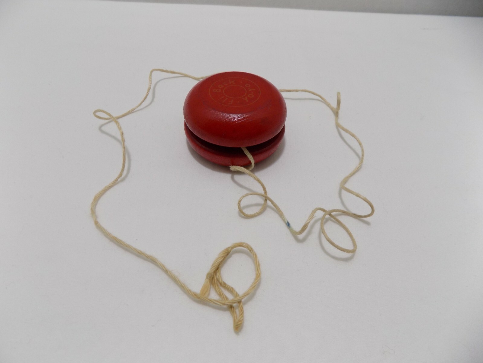 Lot 2 Wood Yo-Yo Red Fli Back Red Blue Whirl King Standard Model ...