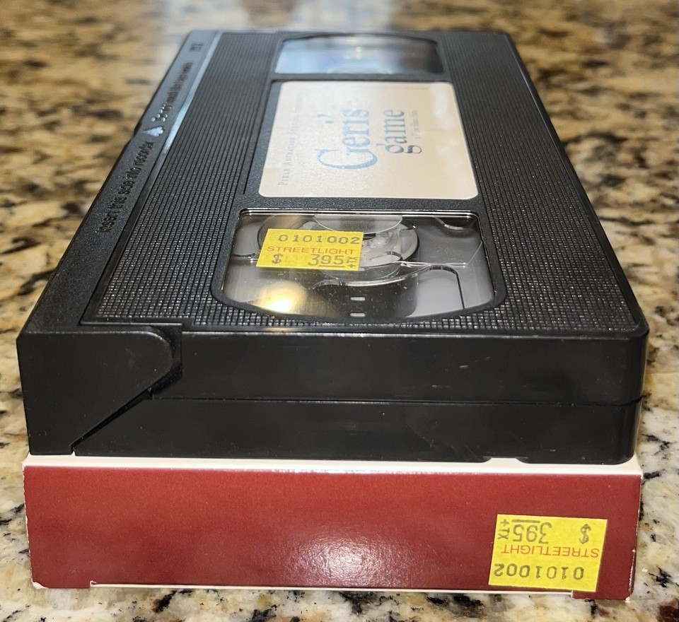 Geri's Game 1998 VHS A Pixar Short Film Pixar Animation Studios | eBay