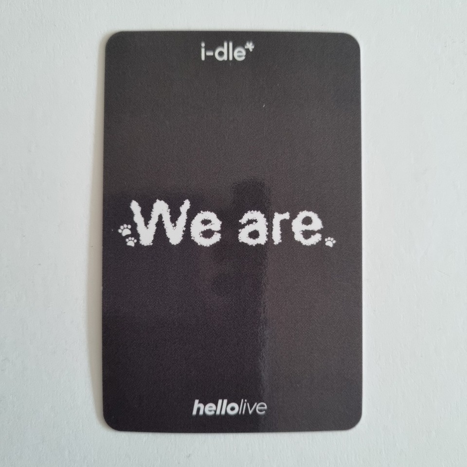 i-dle 8th Album We are Official Photocard Applemusic Hellolive POB | eBay