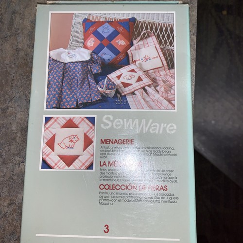 Singer Sew Ware 1984 Vintage Cartridge No. 3 with Monograms Machine ...