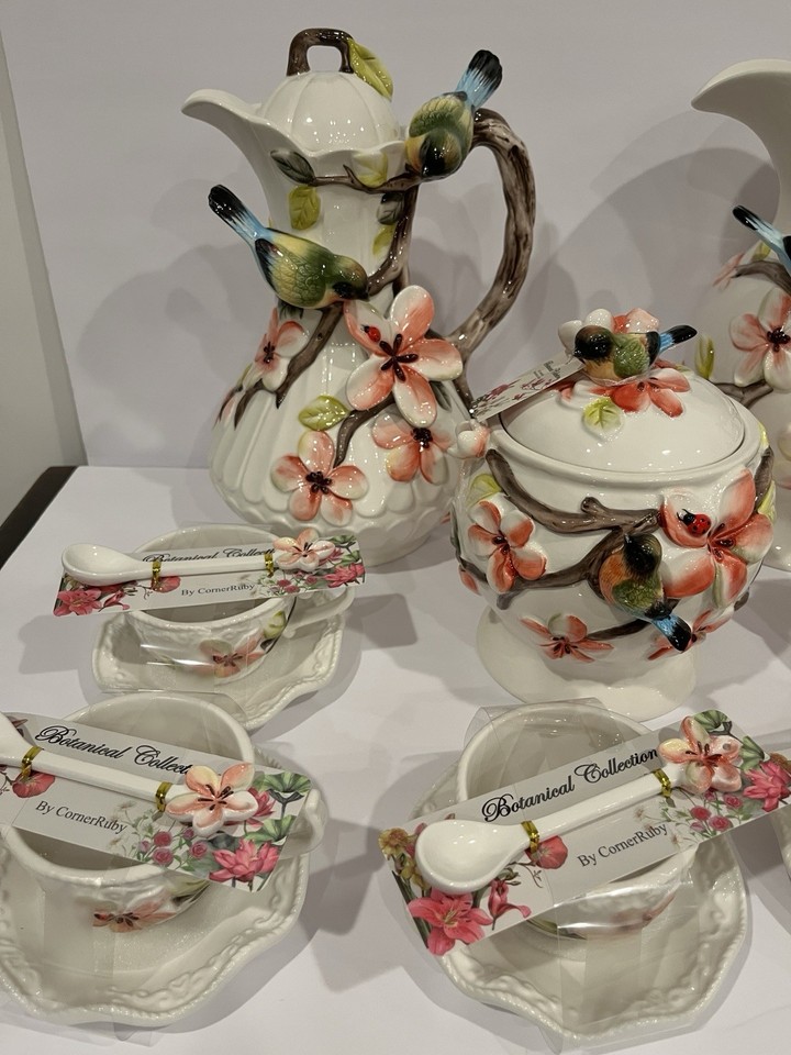21 Pcs BOTANICAL COLLECTION BY CORNER RUBY STUNNING 3D WITH FLOWERS ...