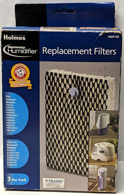 Holmes HWF100 Humidifier E Replacement Wick Filter Pack of 3 ...