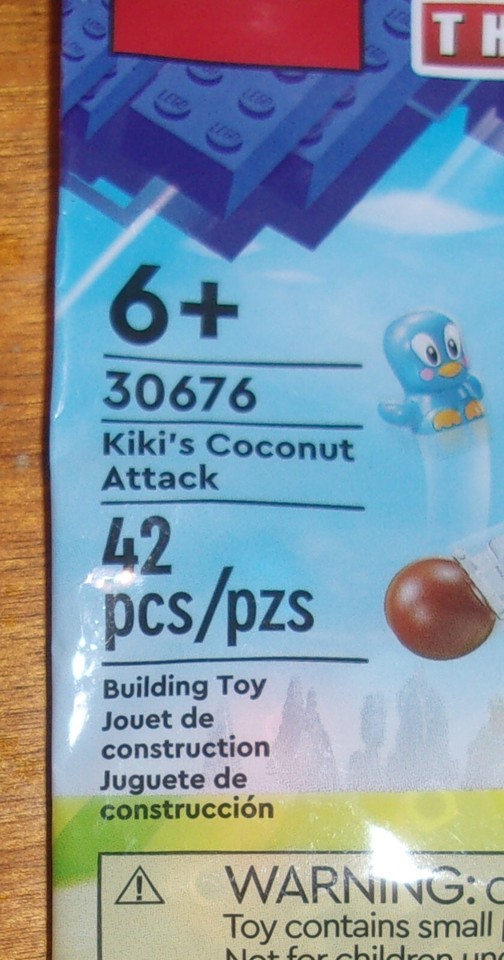 Lego Sonic the Hedgehog - 30676 Kiki's Coconut Attack Polybag | eBay