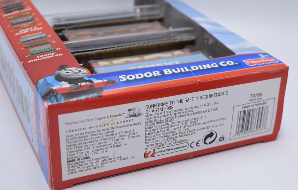 Sodor Building CO. Cargo Cars Thomas & Friends Trackmaster Motorized ...
