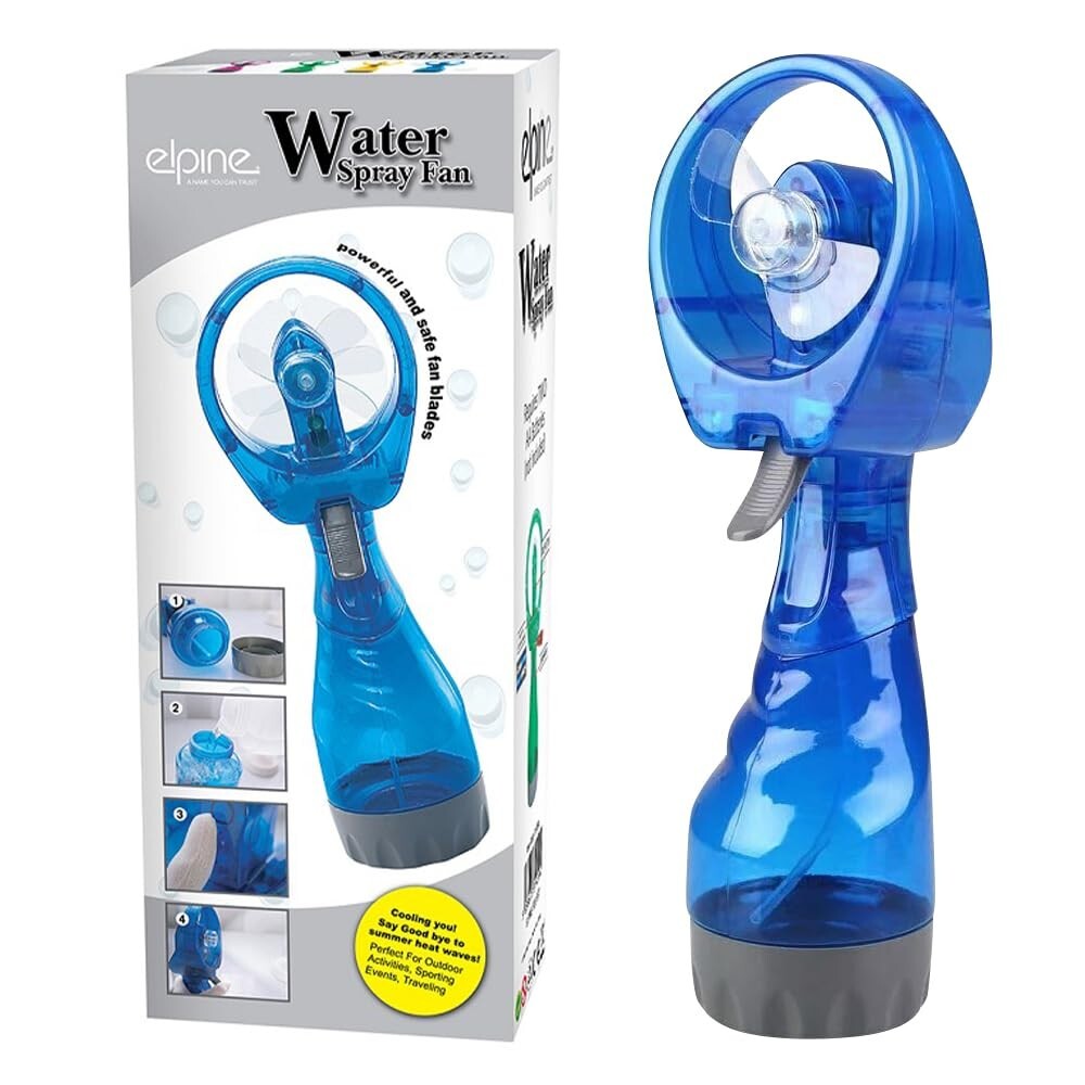 Portable Water Mist Spray USB Rechargeable Portable Water Spray Fan