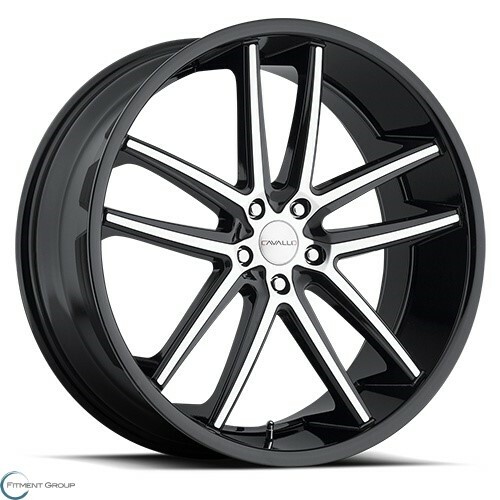 Cavallo Wheels CLV-4 9x22 Gloss Black Machined Rim for sale online | eBay