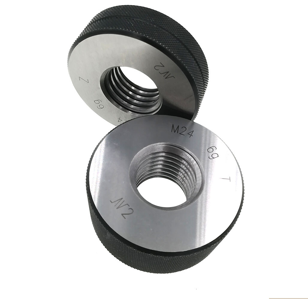 ISO Metric Thread Ring Gage M24 X 3 6g Threaded Ring Gauges GO And NOGO ...