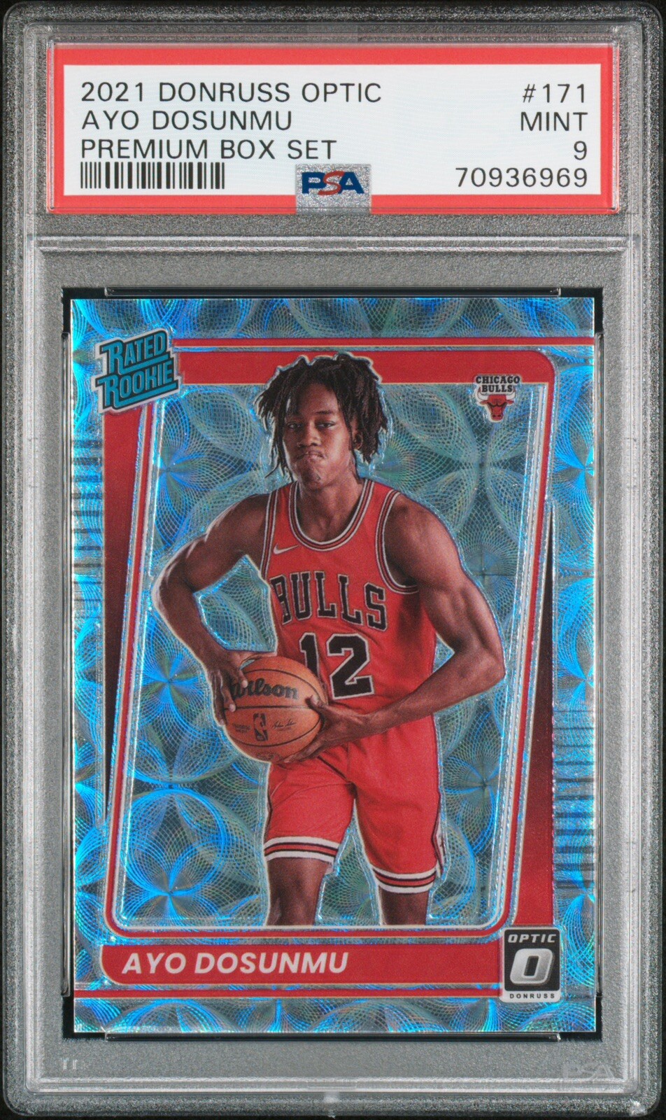 AYO DOSUNMU 2021 PANINI DONRUSS OPTIC PREMIUM BOX SET PSA MINT 9 ROOKIE ...