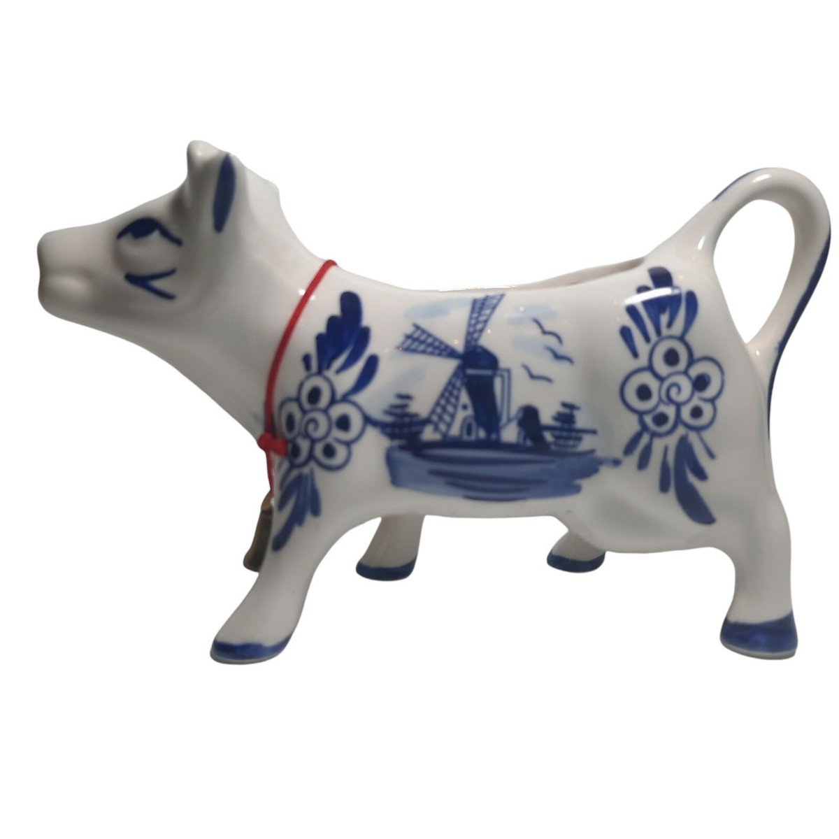 Cow Creamer Delft Windmill Bell