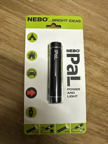 NEBO PAL BLISTER Rechargeable Flashlight 50lm 60m NB6227 | eBay