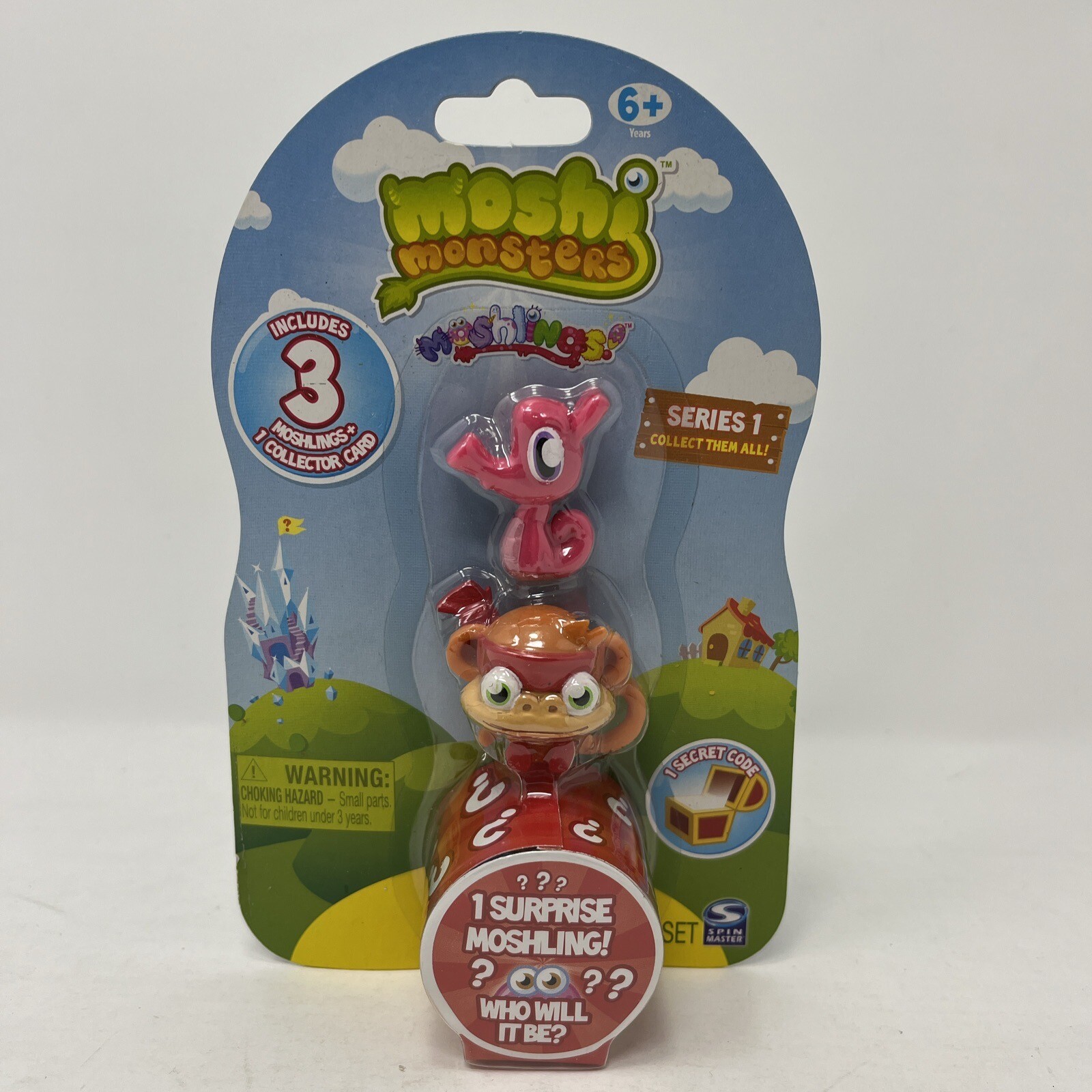 Series 1 Moshi Monsters Moshlings 3pk Purdy Dipsy & a Surprise Moshling ...