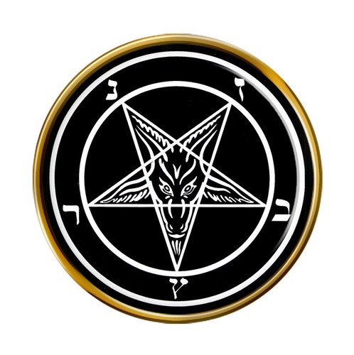 Satanic Pentagram Pin Badge | eBay