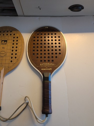 2 Marcraft Wood Paddle Ball Rackets Good Used Condition | eBay