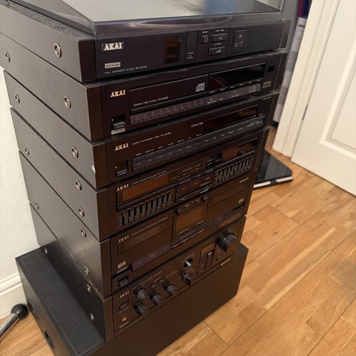 Akai AX-670 B 5-Stack Full HiFi Stereo System Amplifier and Record ...