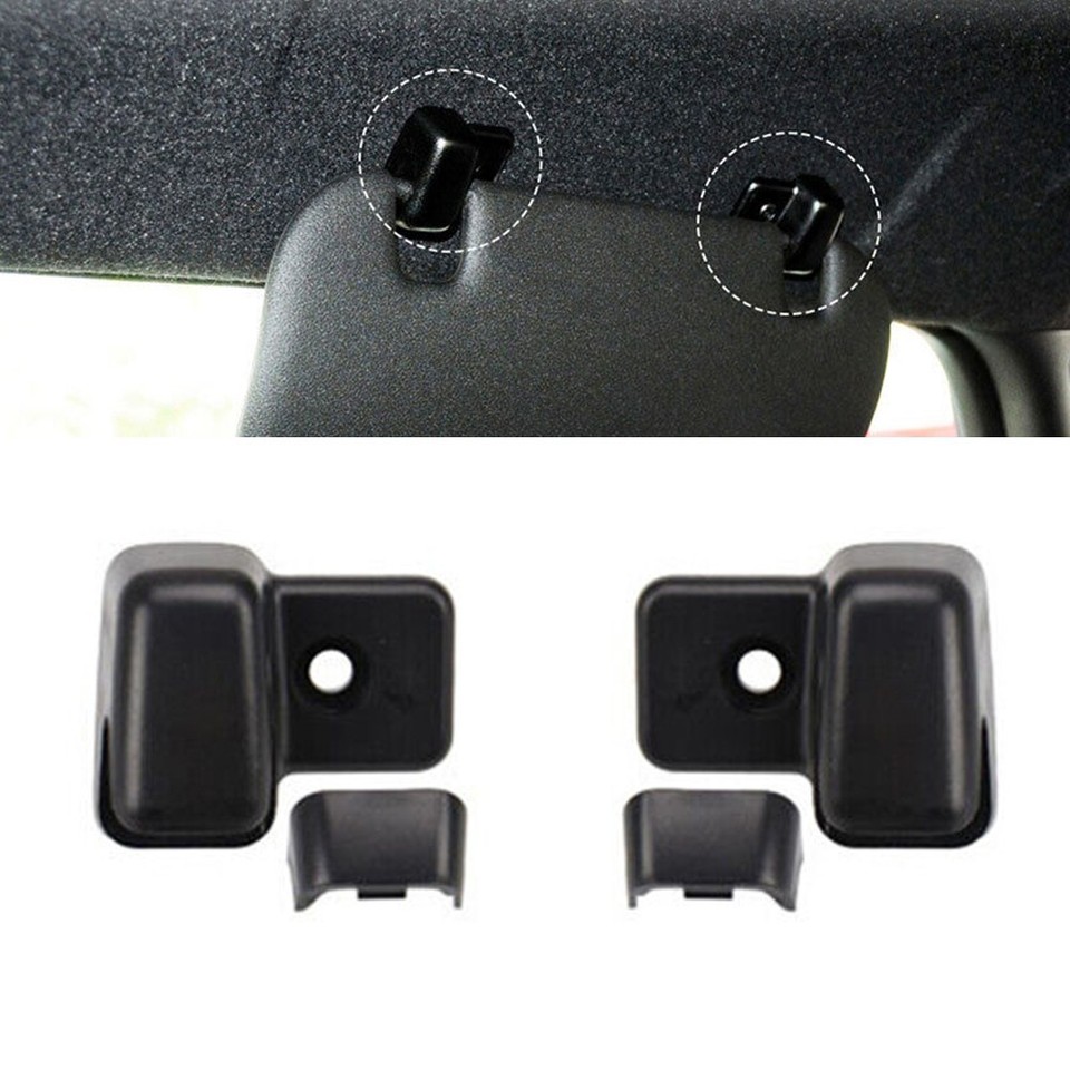 2Pcs Side Sun Visor Hook Clip Makeup Mirror Buckle For Mini R55 R56 R60 ...