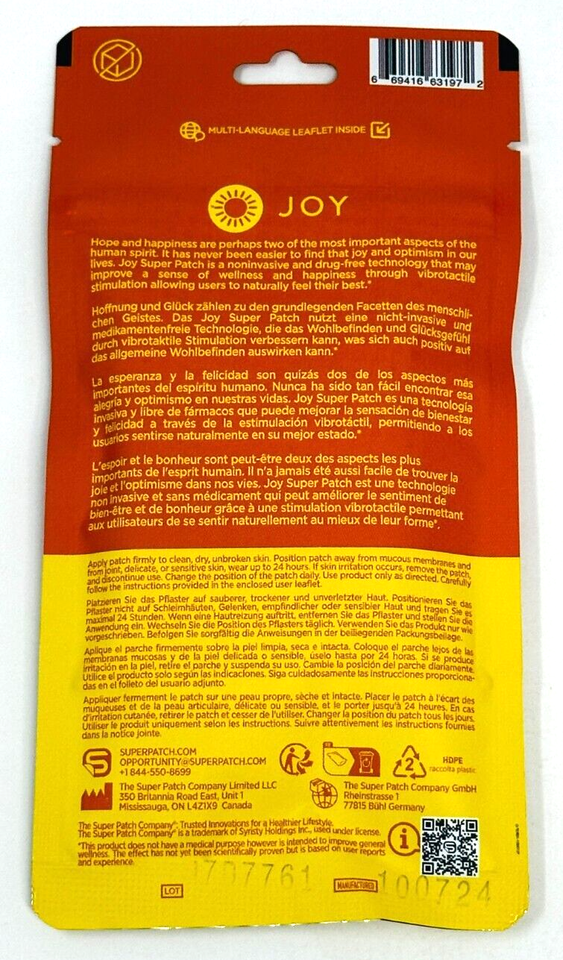 The Super Patch: JOY 28 Patches "Hope & Happiness Like Never Before" | eBay