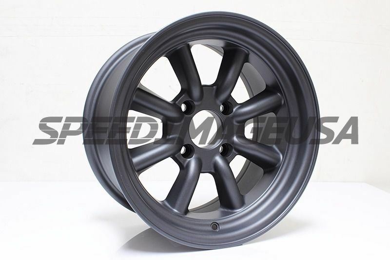 ROTA WHEELS RKR 15X8 +0 4X114.3 MAG BLACK FITS DATSUN 240Z TOYOTA AE86 ...