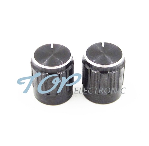 5PCS Useful Volume Control Rotary Knobs For 6mm Dia Knurled Shaft Potentiometer | eBay