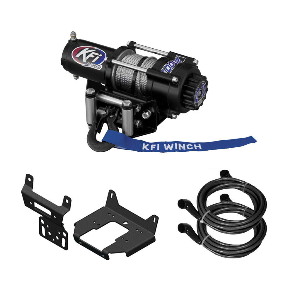 2000 lb KFI Winch Combo Kit (M1) For 2018-2019 Polaris 1000 RZR S 4 | eBay