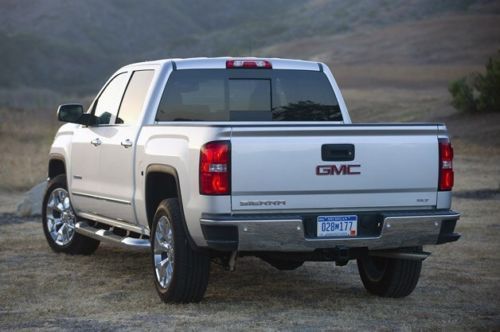 GMC OEM Front Grille Emblems Red & Black Chrome Sierra Yukon Savanna ...