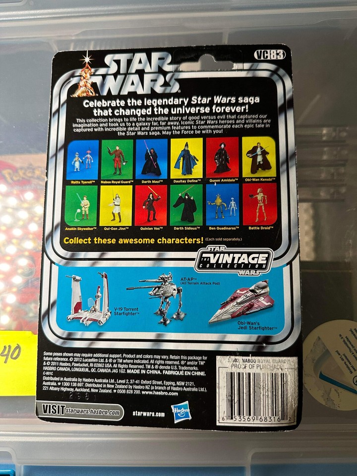 Hasbro Star Wars TPM The Vintage Collection VC 83 Naboo Royal Guard | eBay