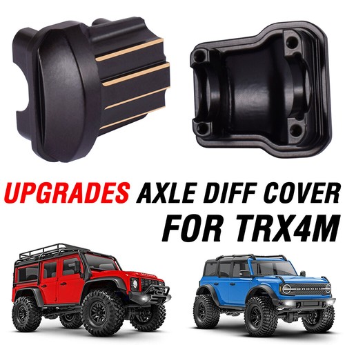 2pcs Brass Front Rear Axle Diff Cover for Traxxas TRX4M 1/18 Upgrades ...