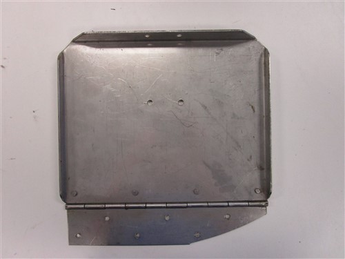 TRIM TAB PLATE WITH HINGE STAINLESS STEEL 10 1/8" X 10 1/8" MARINE BOAT ...