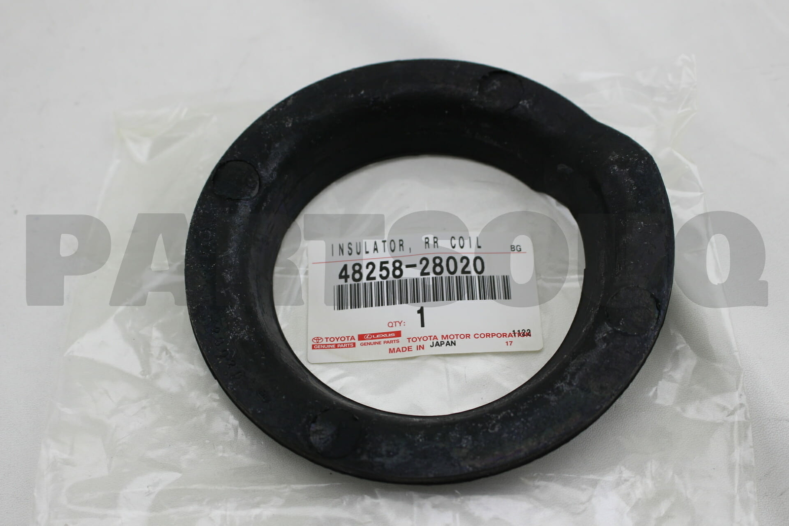 4825828020 Genuine Toyota INSULATOR, REAR COIL SPRING, LOWER, RH/LH ...