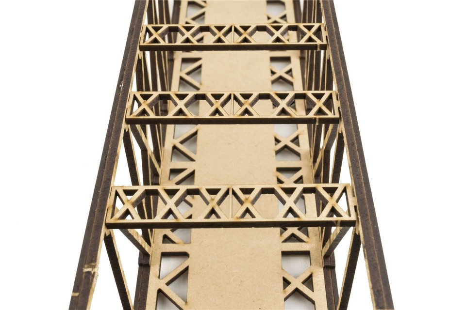 WWS Single Track Hi-Detail MDF Girder Bridge 400mm – OO/HO Model ...
