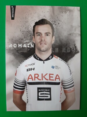 CYCLISME carte cycliste ROMAIN LE ROUX équipe ARKEA SAMSIC 2019 | eBay