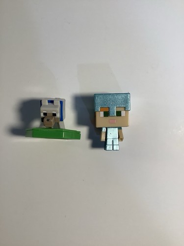 Mattel Minecraft 1" Mini Figure Collectible Lot Of 2 Toys | eBay