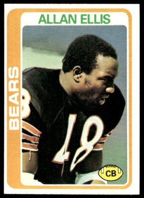 1978 TOPPS ALLAN ELLIS CHICAGO BEARS #132 | eBay
