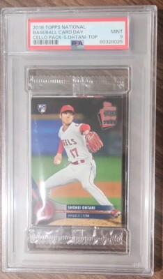 2018 Topps National Baseball Card Day CELLO PACK Shohei Ohtani RC Top ...