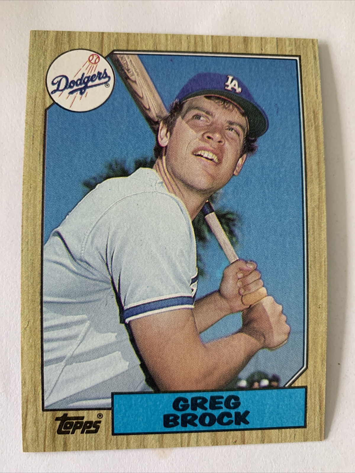 1987 Topps - Greg Brock #26 for sale online | eBay