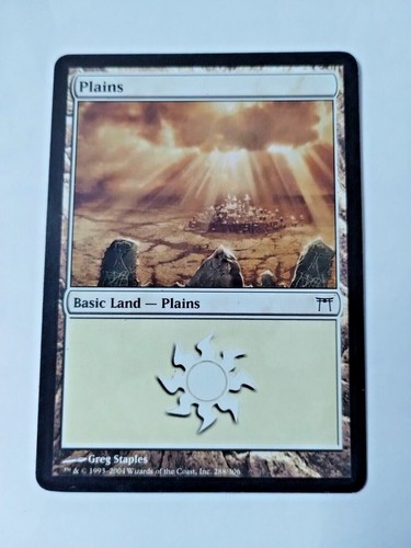 MTG Plains Champions of Kamigawa 288/306 Regular Land - Uncirculated | eBay