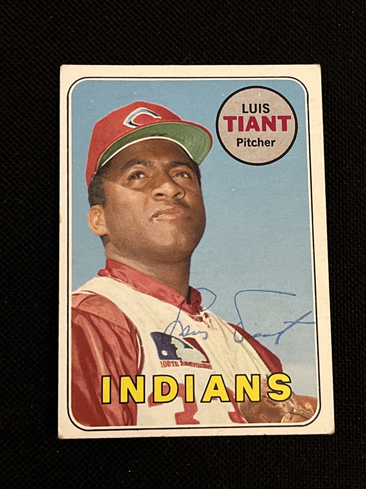 LUIS TIANT 1969 TOPPS SIGNED AUTOGRAPHED CARD #560 CLEVELAND INDIANS | eBay