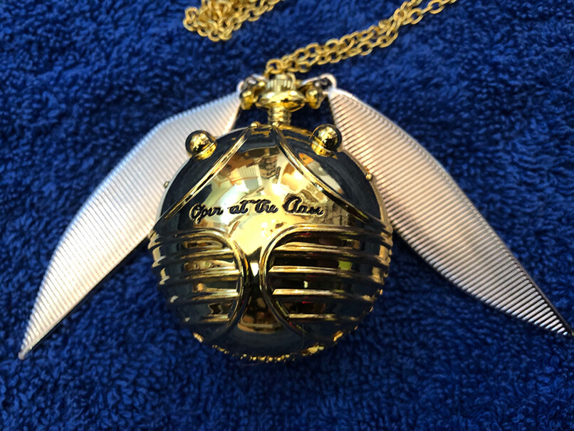 Opening Golden Snitch Ring Box Necklace, Harry Potter, Wizarding World ...